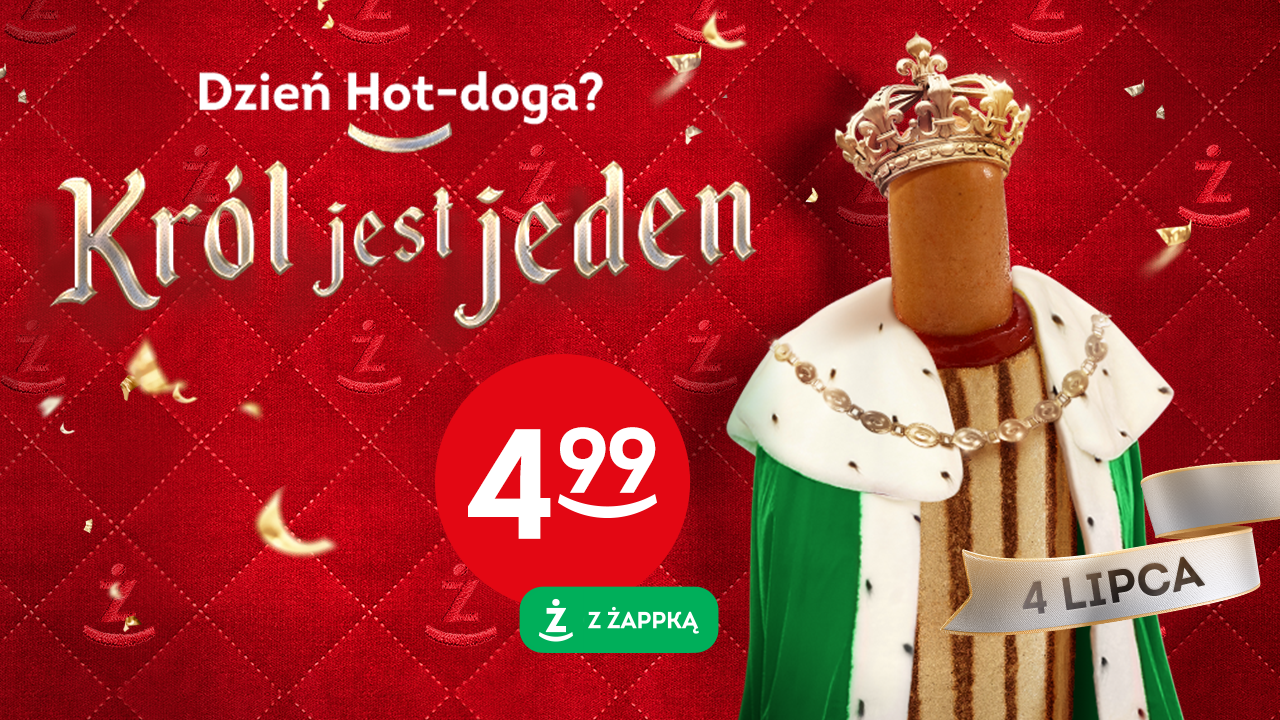 Żabka królową hot dogów! 4 lipca Światowym Dniem Hot Doga | Żabka